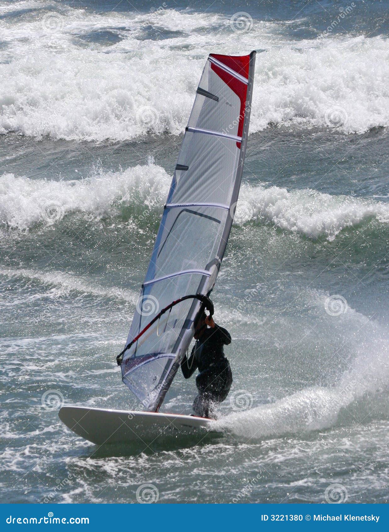 Wind Surfer stock photo. Image of speed, water, action - 3221380