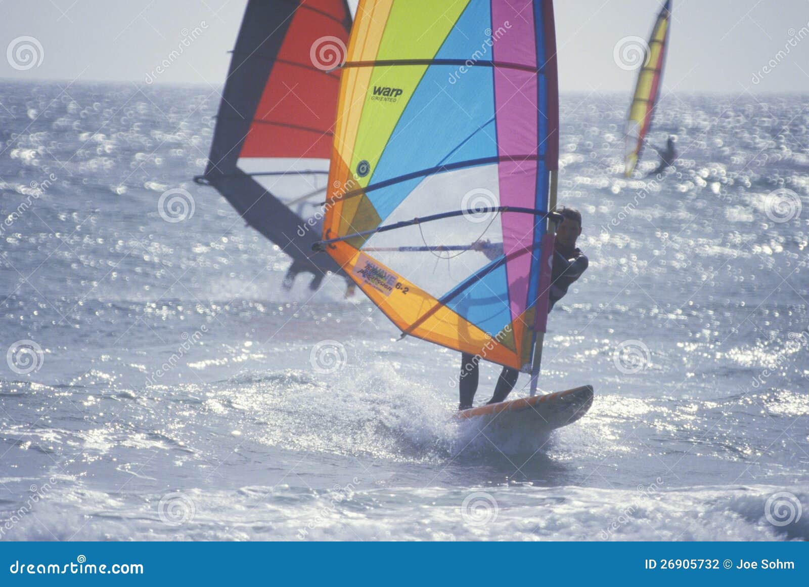 Old Man Wind Surfing On The Lake Of Reiningue Editorial Photo ...