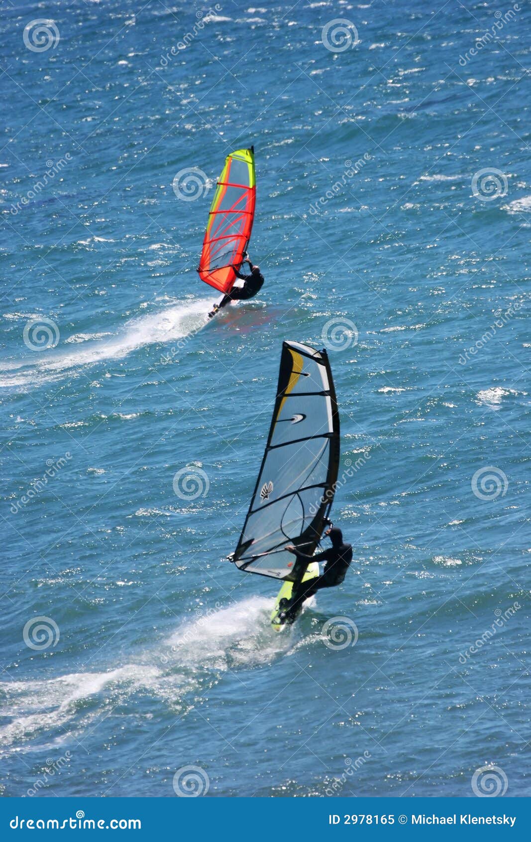 Wind Surfing stock image. Image of extreme, motion, leisure - 2978165