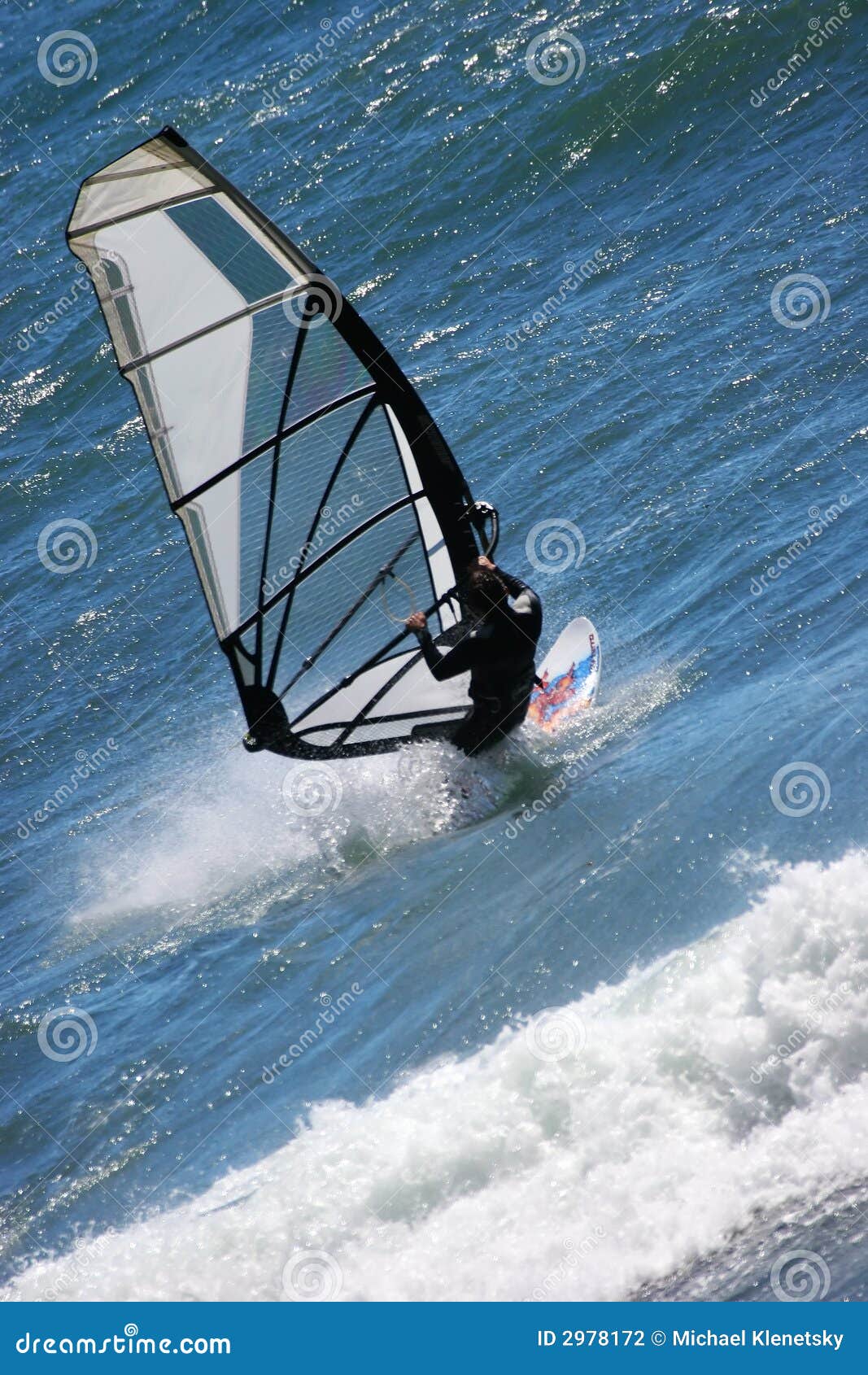Wind Surfing stock photo. Image of extreme, action, exercise - 2978172