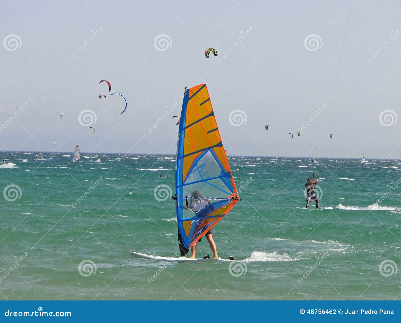 Wind Surfing editorial photography. Image of surfing - 48756462