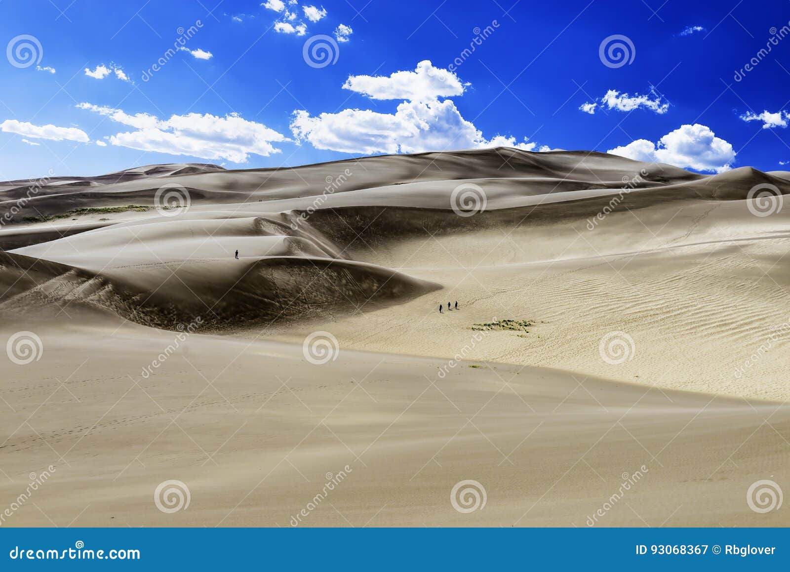 Wind Swept Great Sand Dunes Stock Image - Image of scenic, wind: 93068367