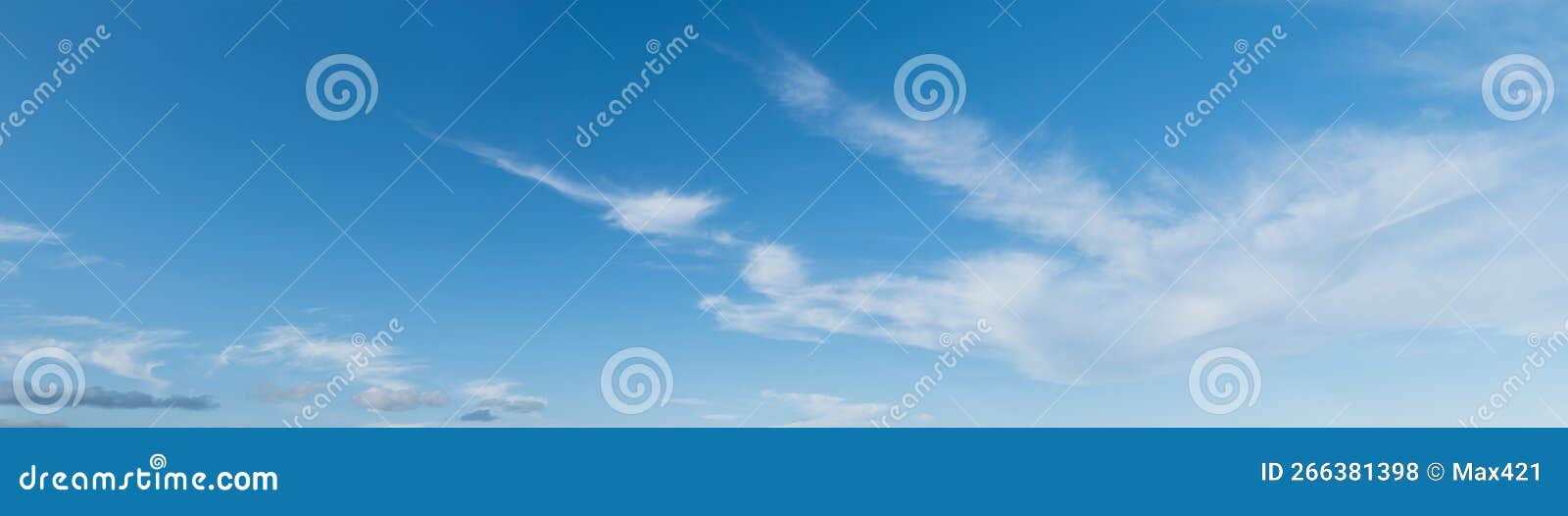 Wind Swept High Altitude Wispy Clouds Stock Photo - Image of wispy ...