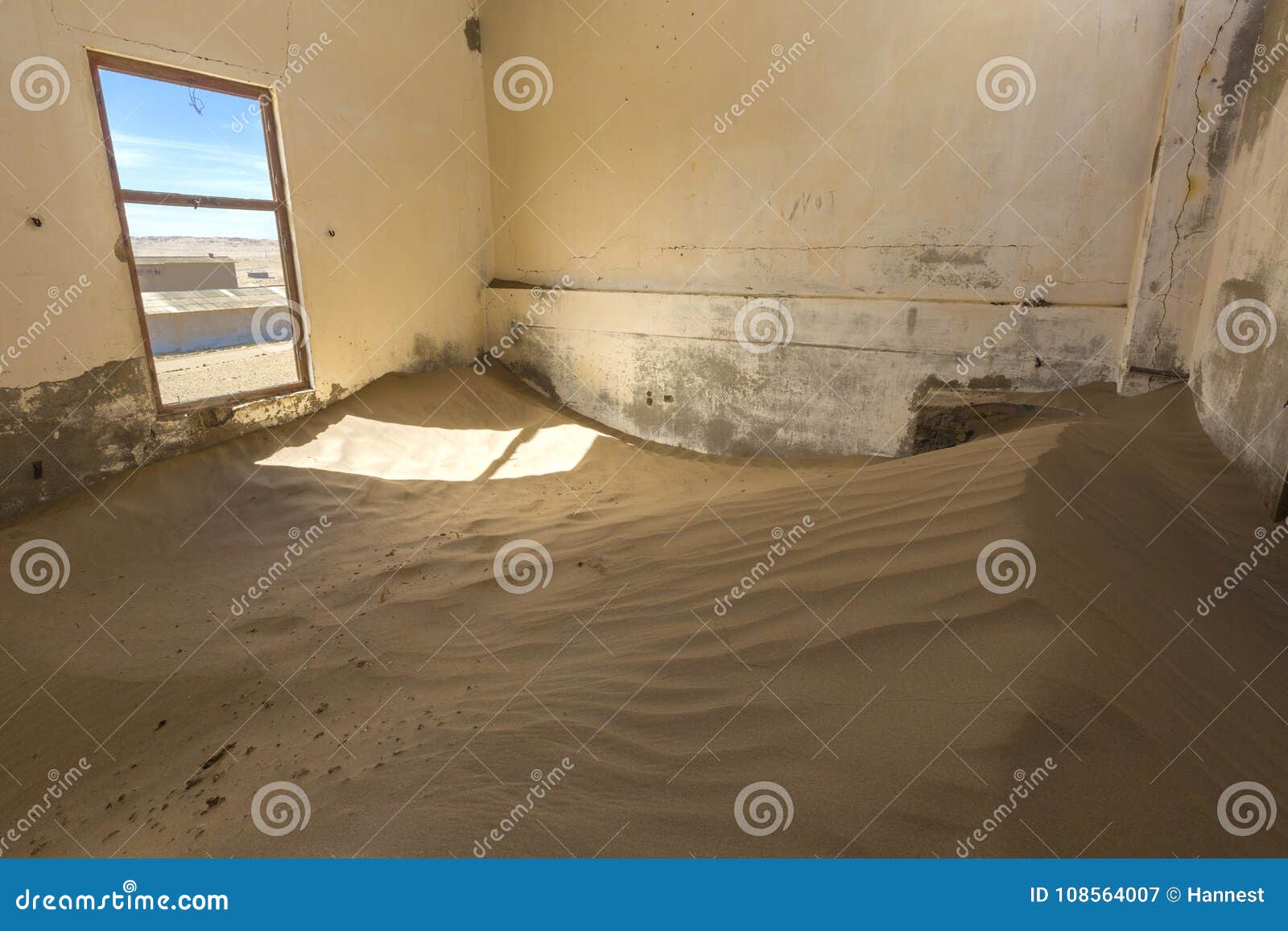 Wind swept sand in room stock image. Image of namibia - 108564007