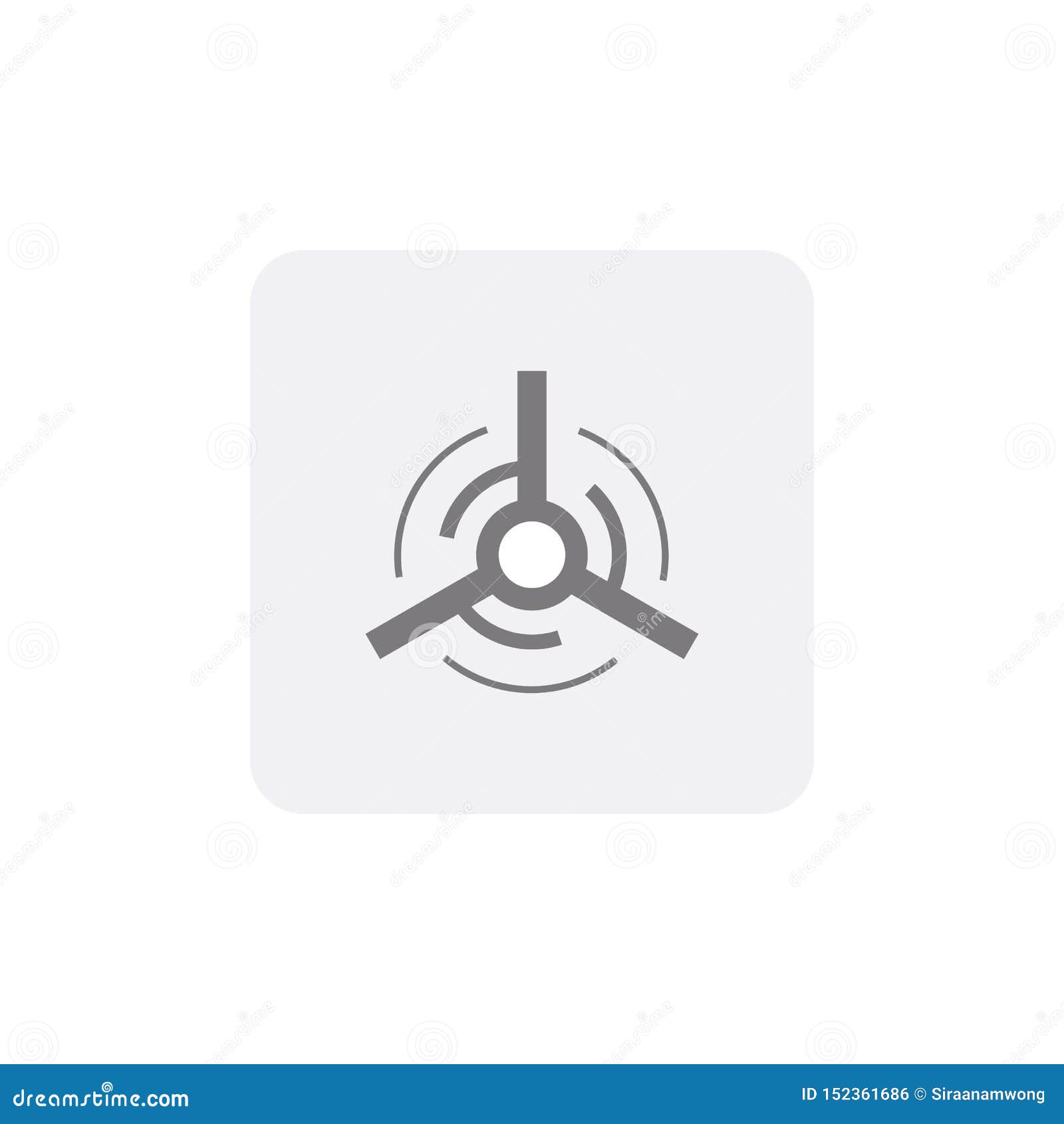 Wind Symbol Logo Design Template Vector Illustration | CartoonDealer ...