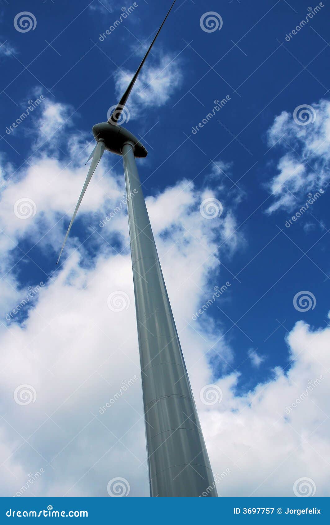 Wind tower stock image. Image of metal, technology, power - 3697757