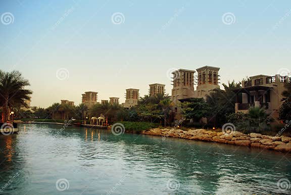 Wind towers stock image. Image of dubai, beige, colour - 1097007