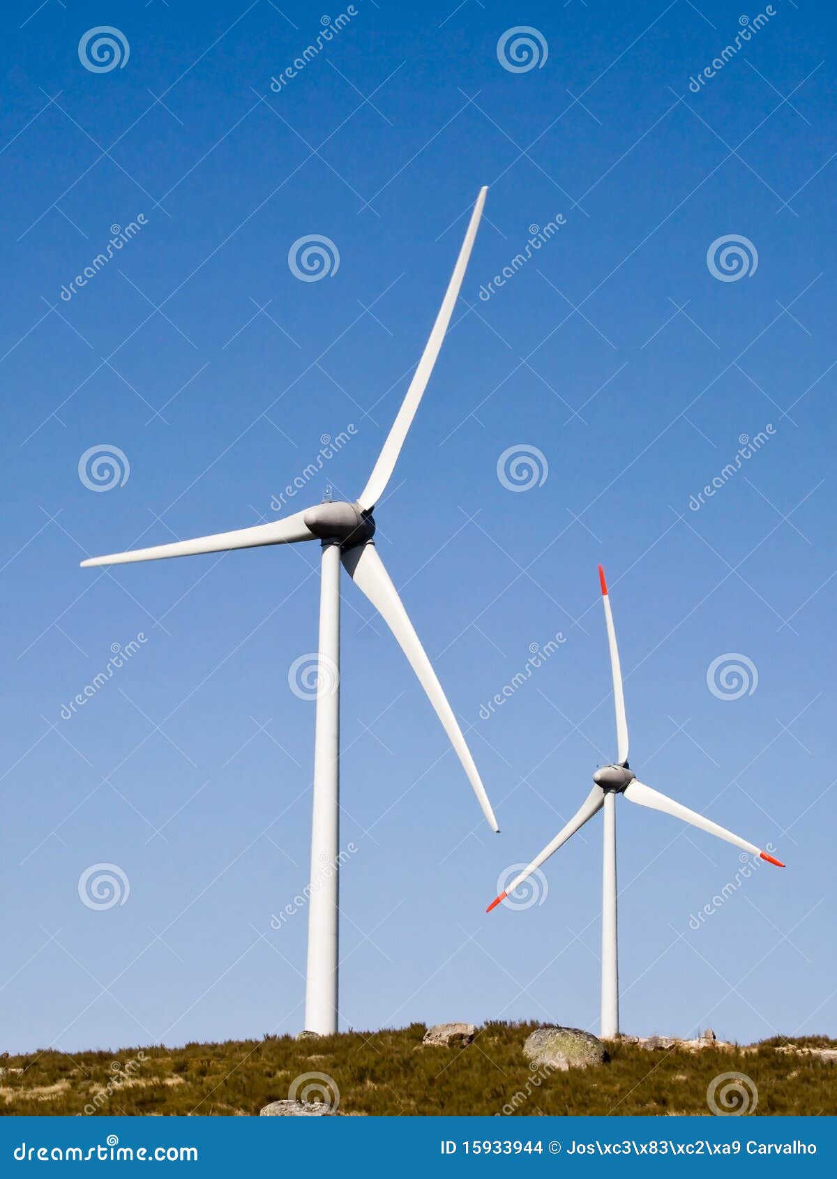 Wind Towers in Natural Environment Stock Photo - Image of field, farm ...