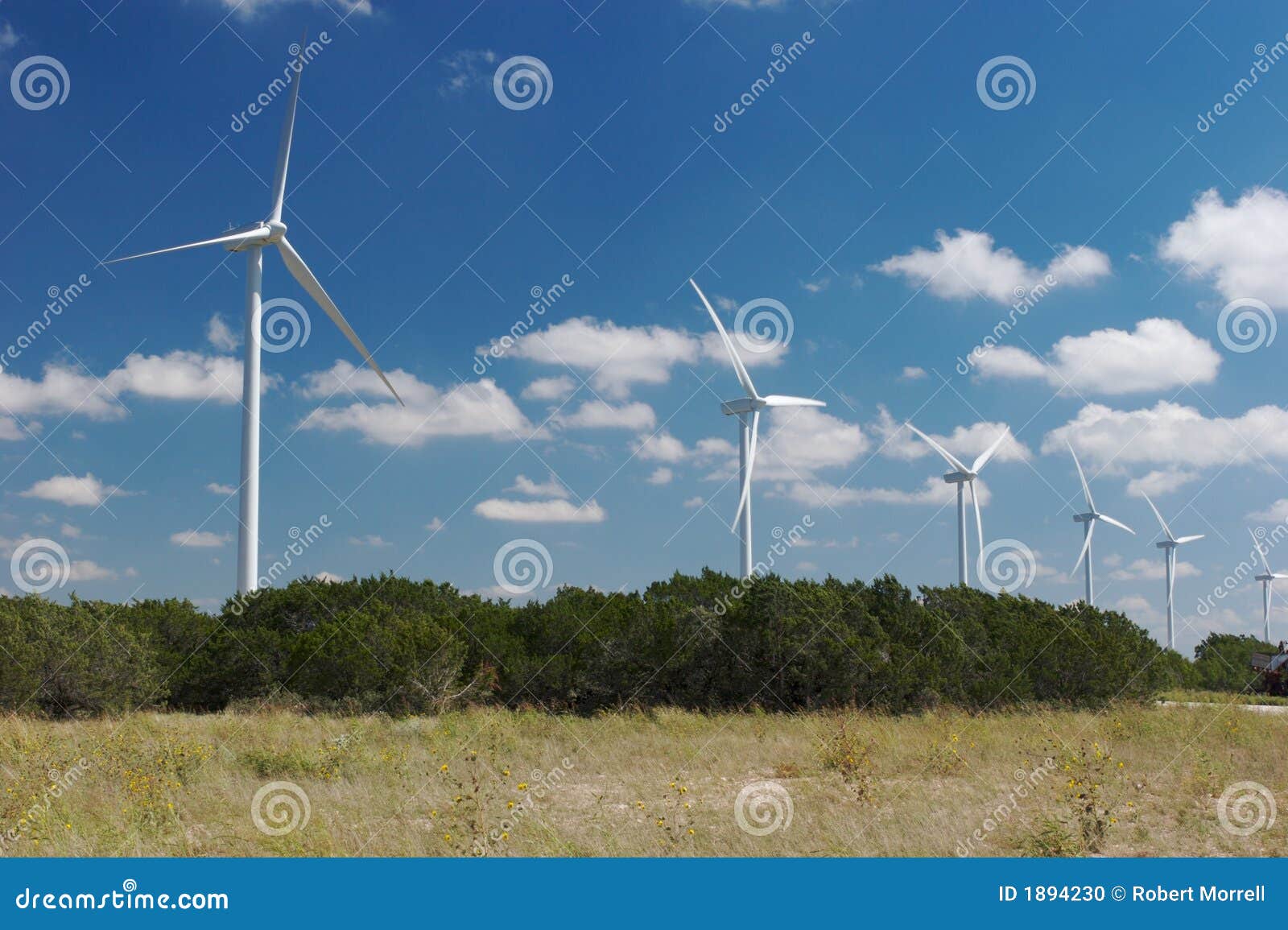 Wind trubines stock photo. Image of environmentally, cloud - 1894230