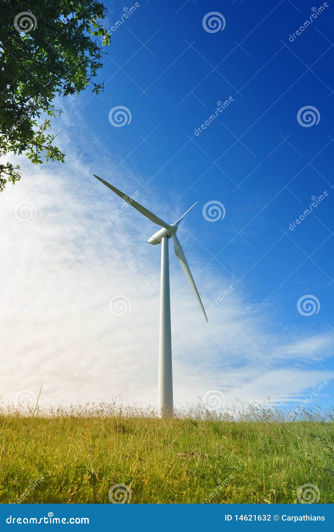 Wind turbine stock photo. Image of industry, blue, generate - 14621632