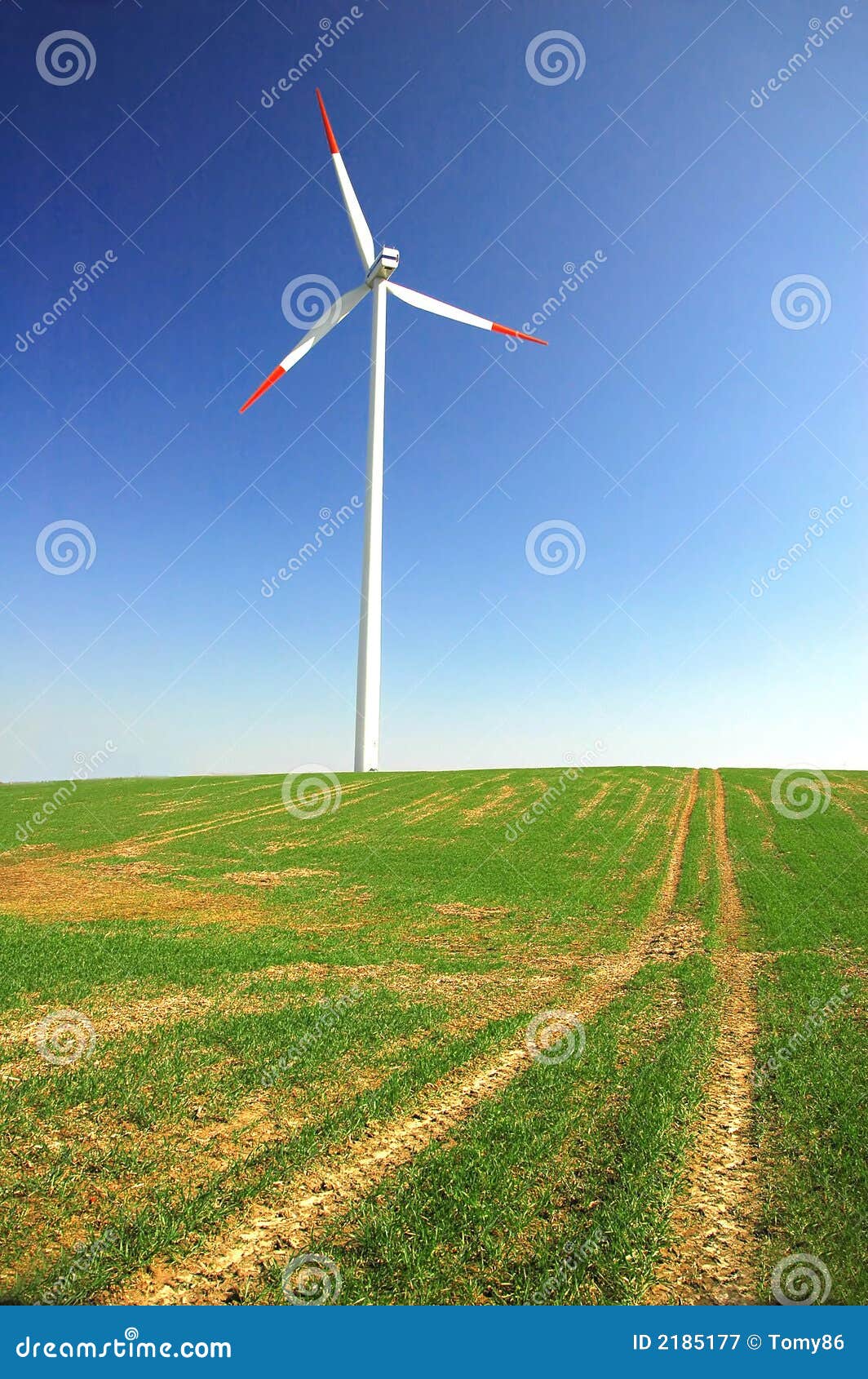 Wind turbine stock image. Image of energy, generator, efficiency - 2185177