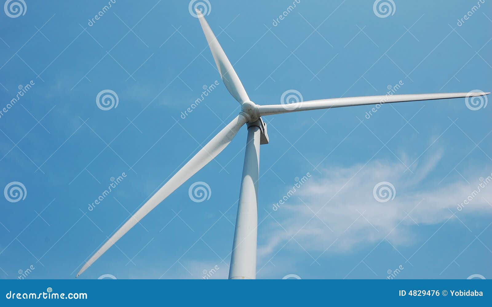 Wind turbine stock photo. Image of dynamic, nature, mill - 4829476