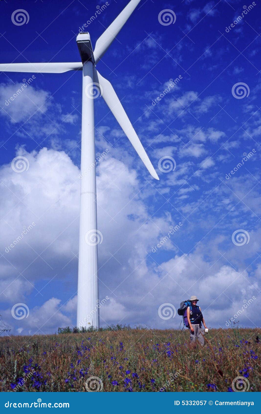 Wind turbine stock image. Image of majestic, blade, ecological - 5332057