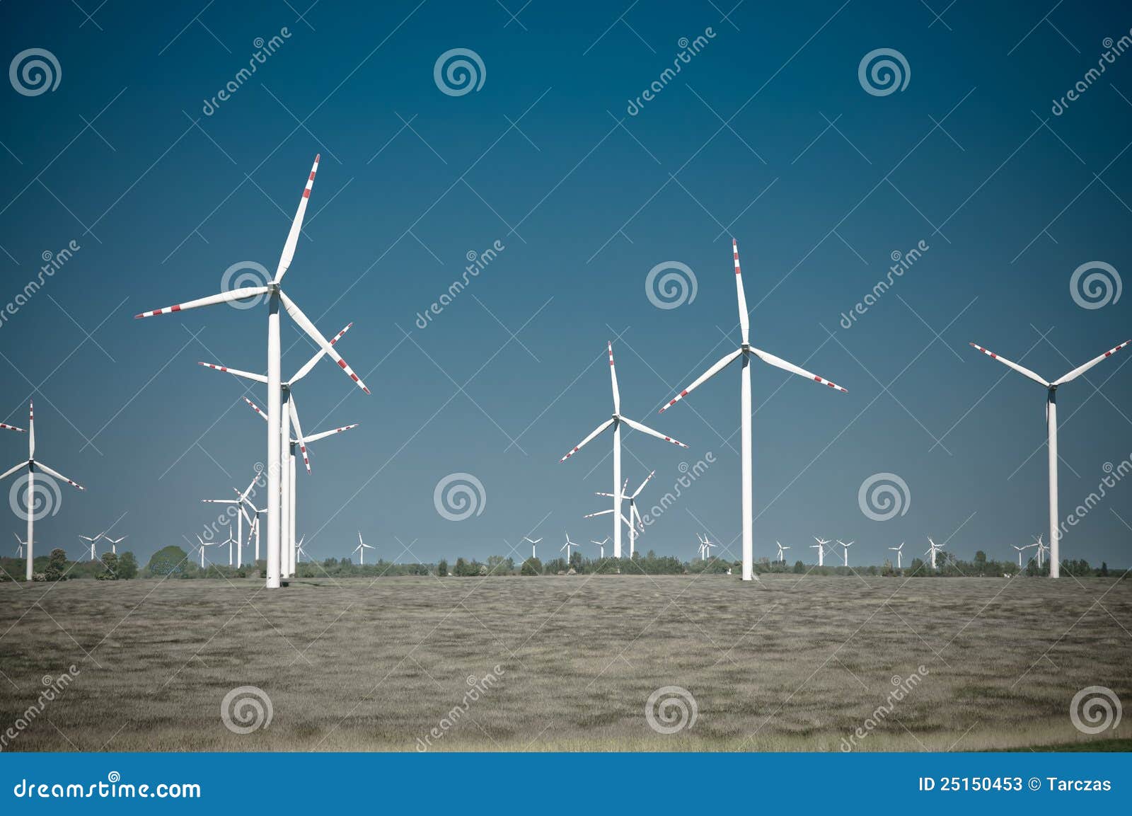 Wind turbine farm stock image. Image of generate, propeller - 25150453