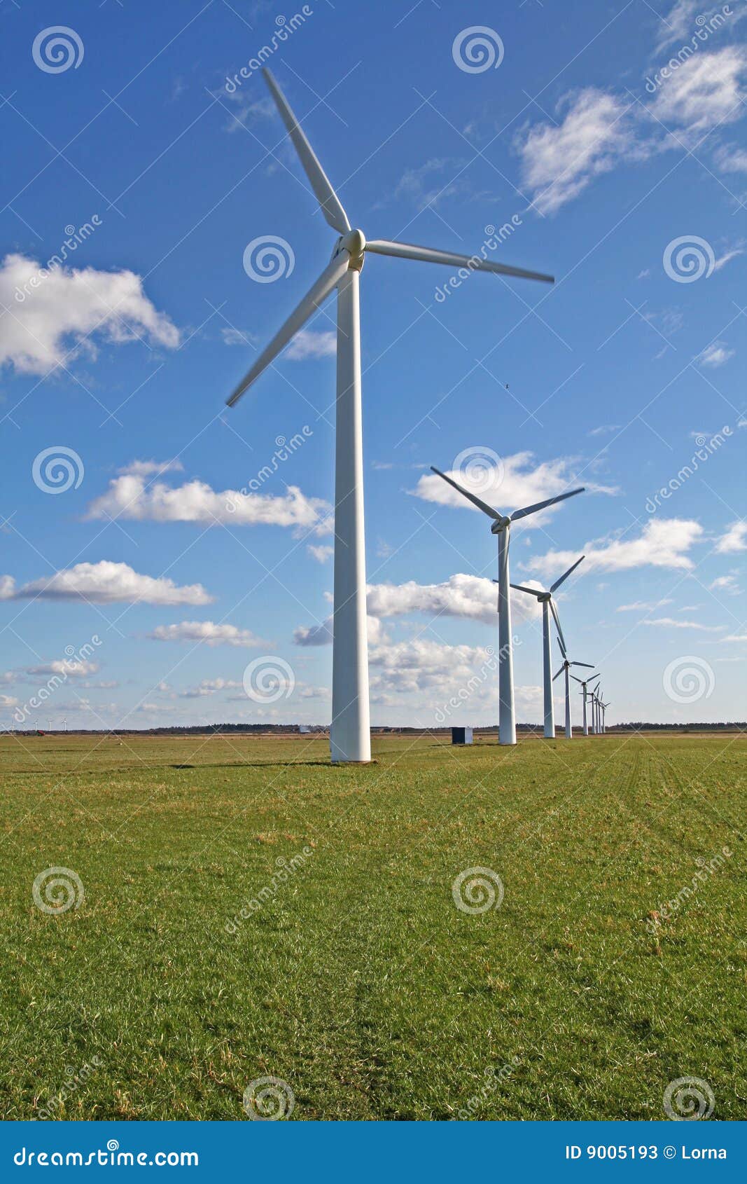 Wind turbine farm stock image. Image of green, environment - 9005193