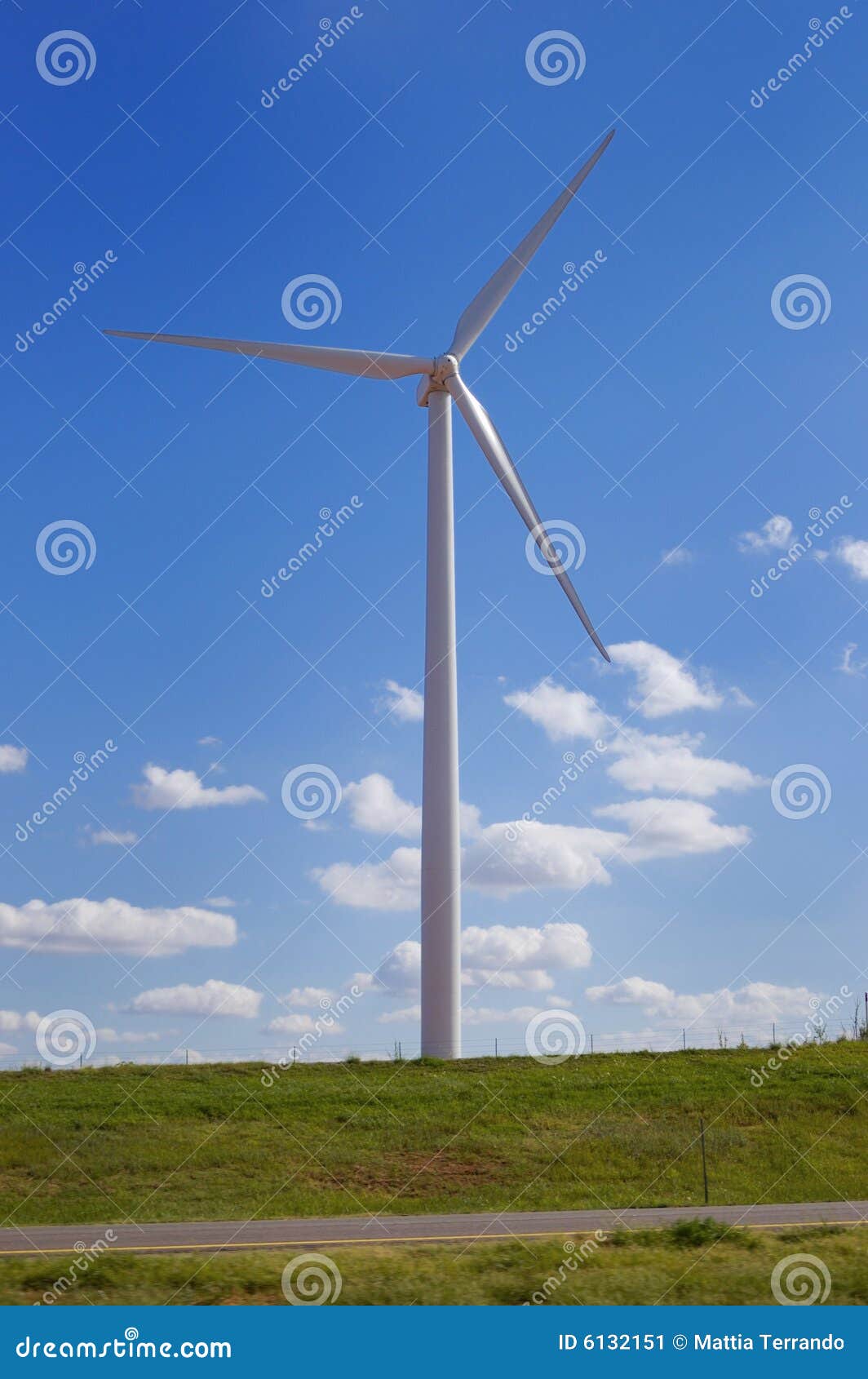 Wind turbine in field stock image. Image of turbine, alternative - 6132151