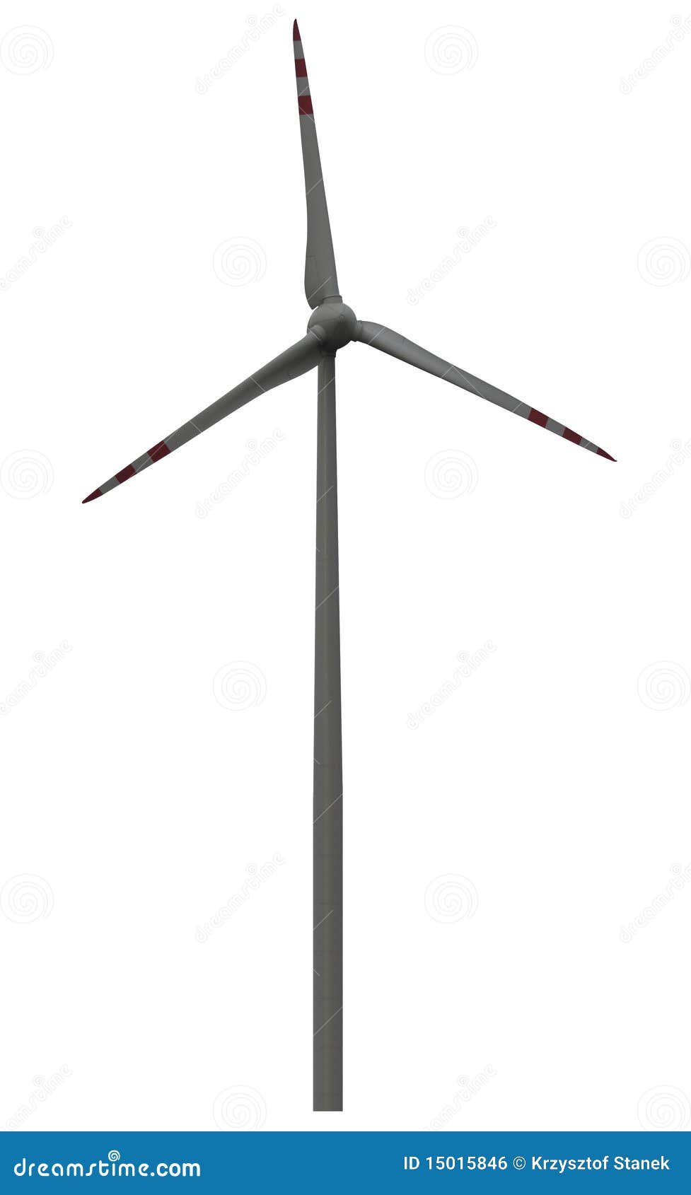 Wind turbine - isolated. stock photo. Image of renewable - 15015846