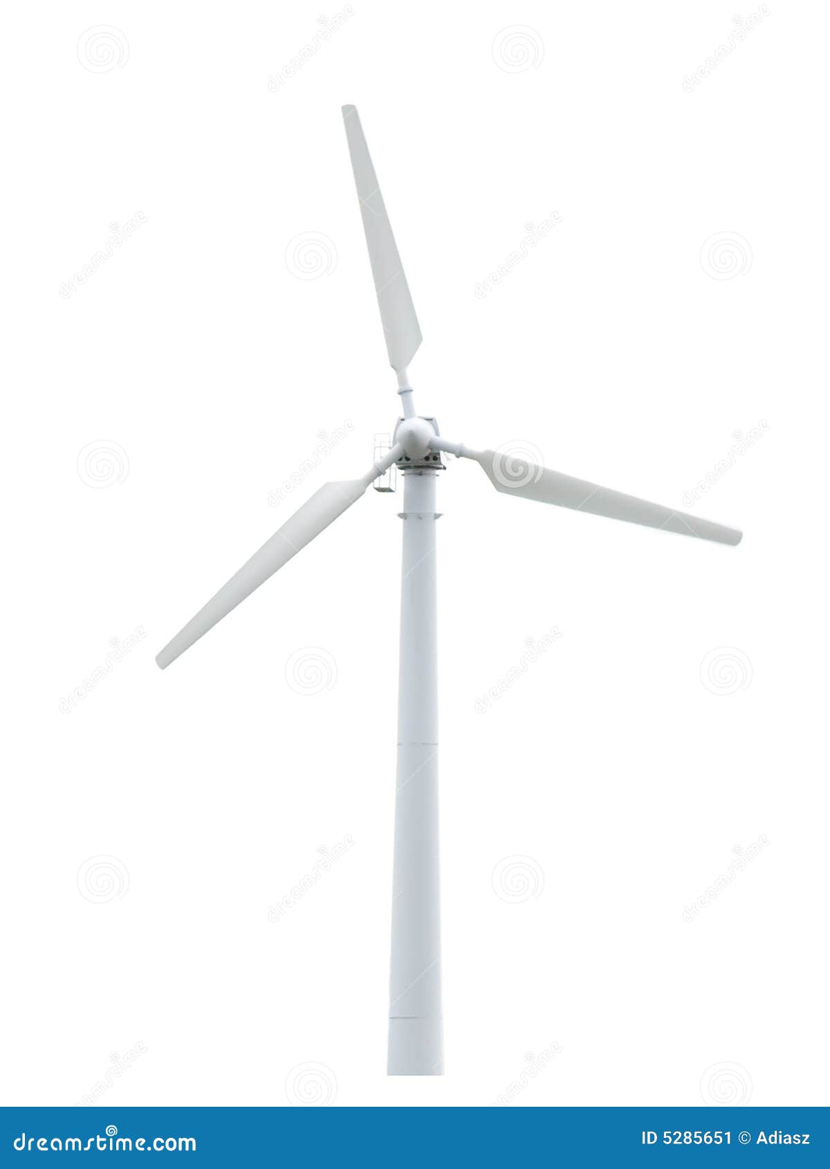 Wind Turbine Isolated. Alternative Energy Source. Stock Image - Image ...