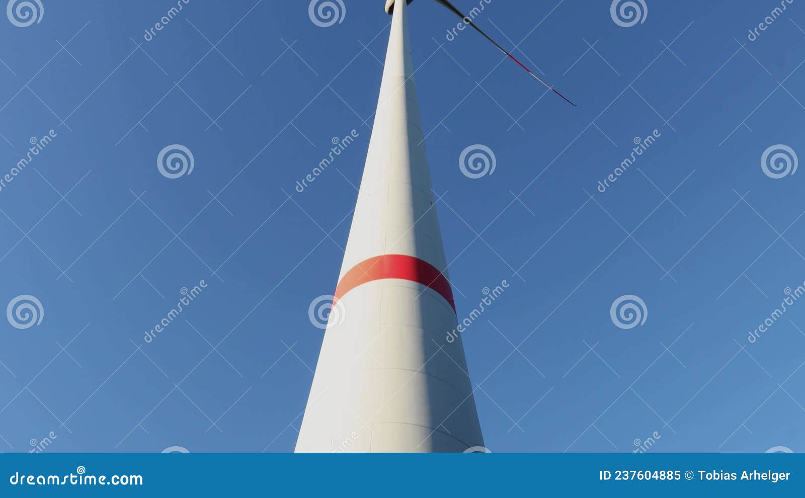 Wind turbine pan downwards stock video. Video of wind - 237604885