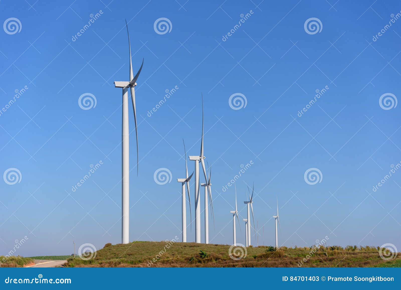 Wind turbine in the park stock image. Image of technology - 84701403