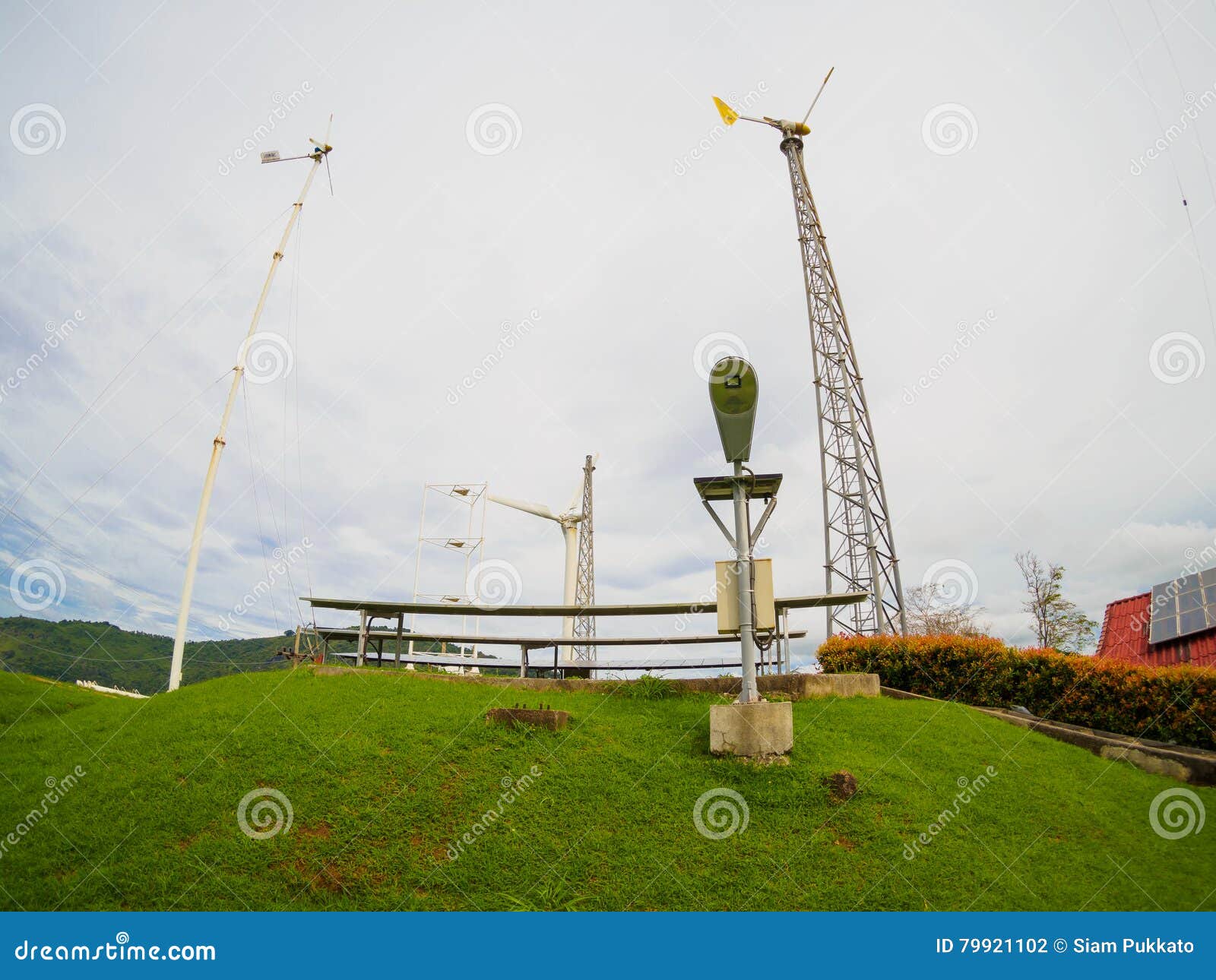 Wind Turbine at Phuket Thailand Editorial Photography - Image of ...