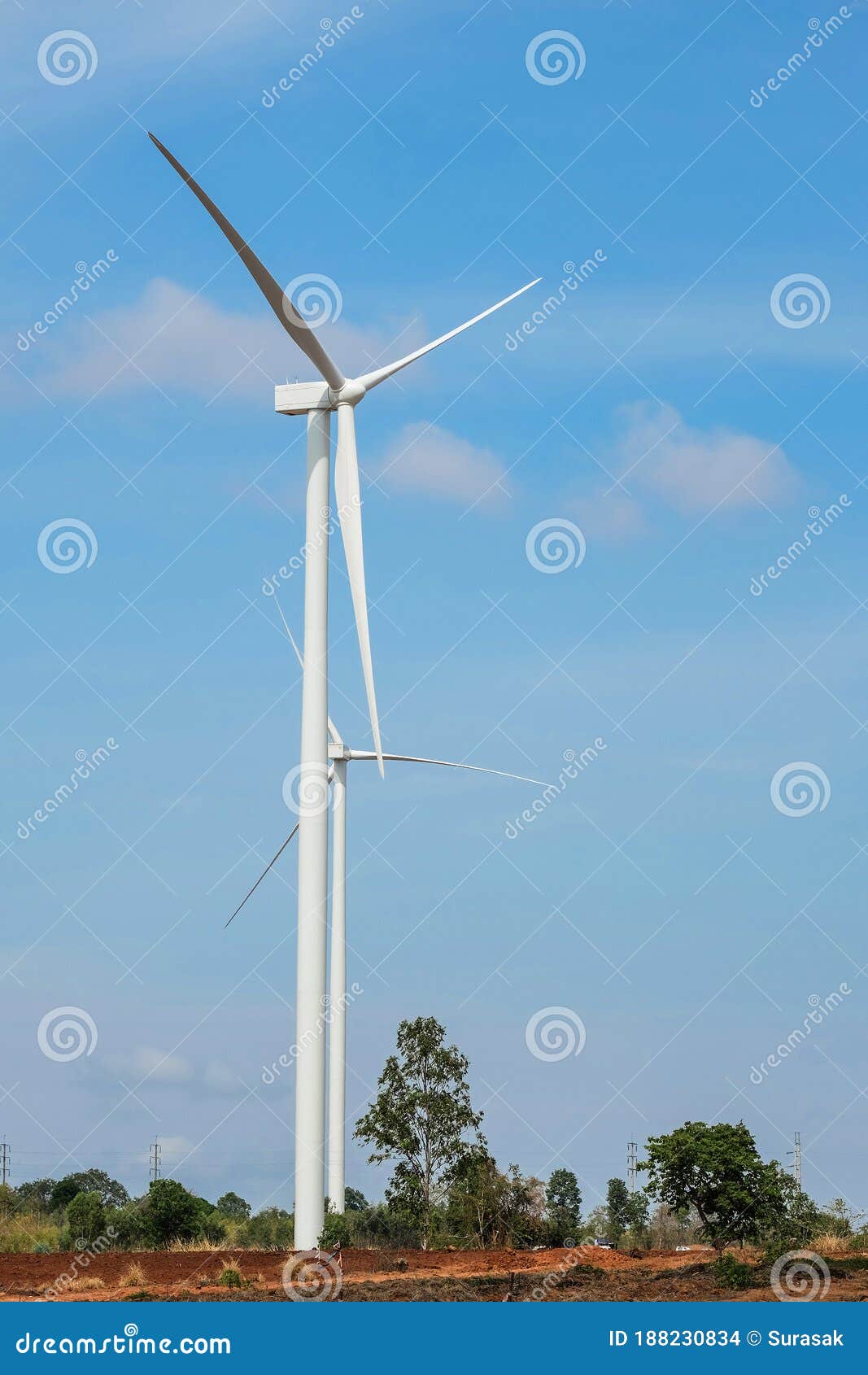 Wind Turbine Power at Daylight Stock Photo - Image of daylight ...