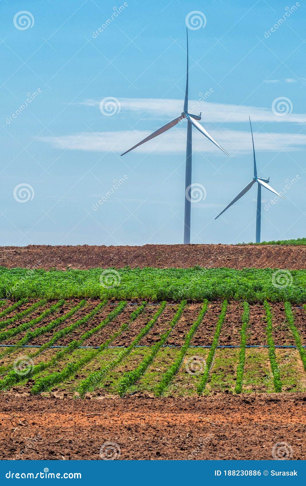 Wind Turbine Power at Daylight Stock Photo - Image of clean, generation ...