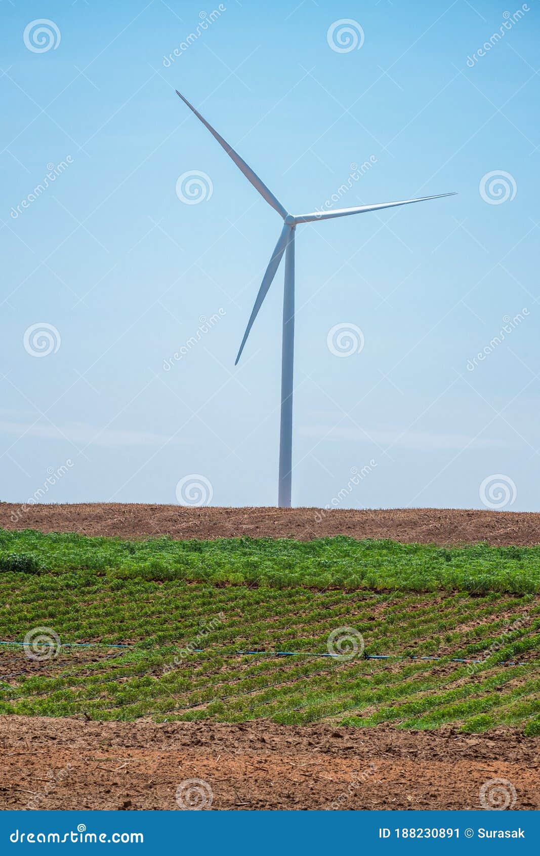 Wind Turbine Power at Daylight Stock Image - Image of asian, innovation ...
