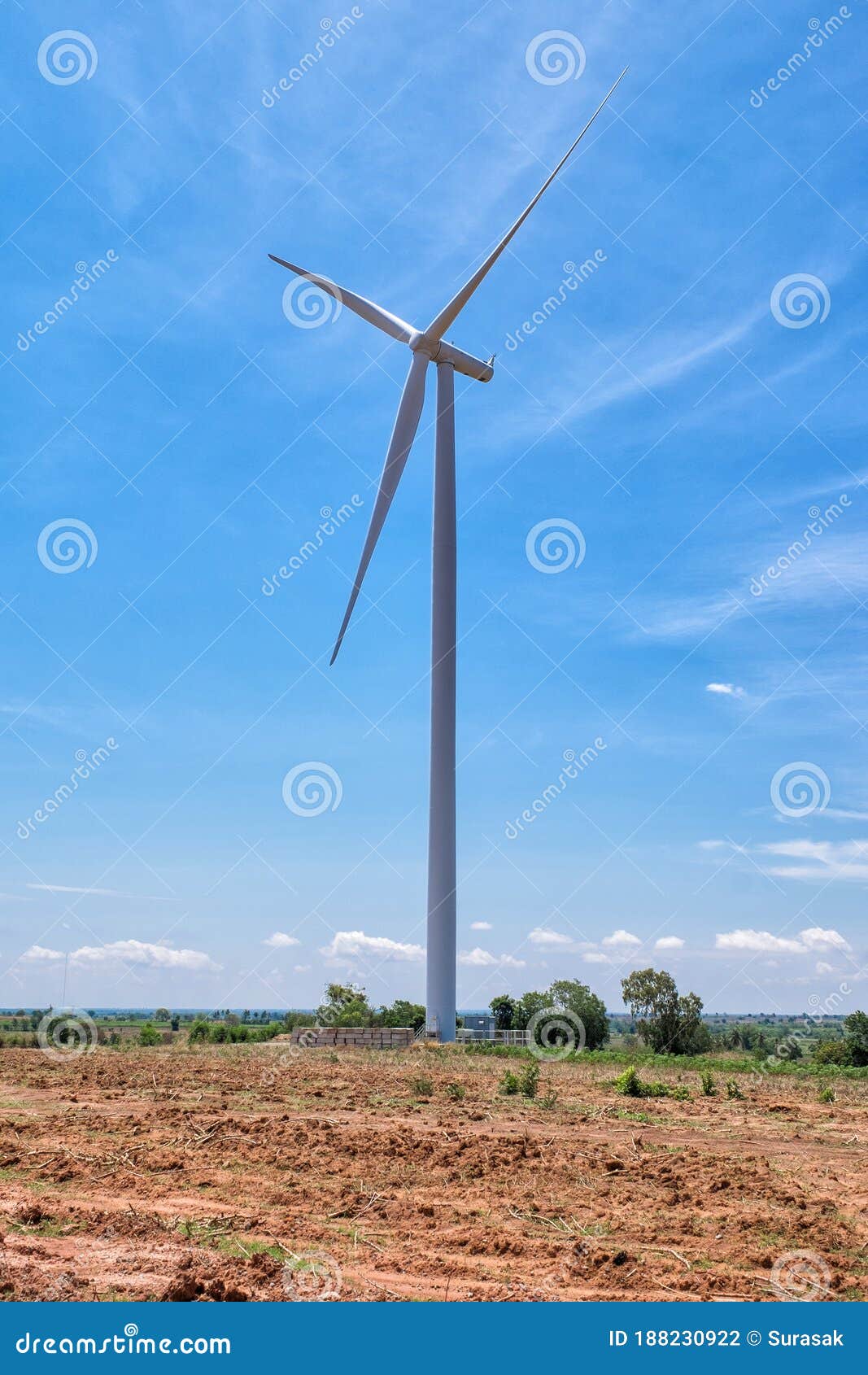 Wind Turbine Power at Daylight Stock Photo - Image of efficiency, mill ...