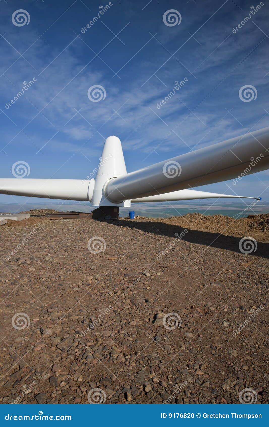 Wind Turbine Propeller stock photo. Image of agriculture - 9176820