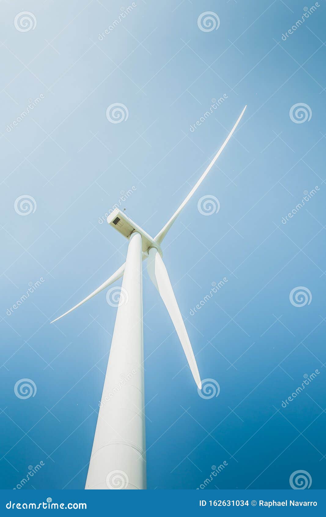 Wind Turbine a Renewable Energy Source Stock Photo - Image of renewable ...