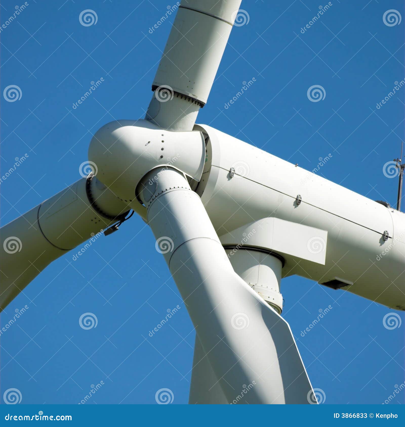 Wind turbine rotor stock image. Image of power, technology - 3866833
