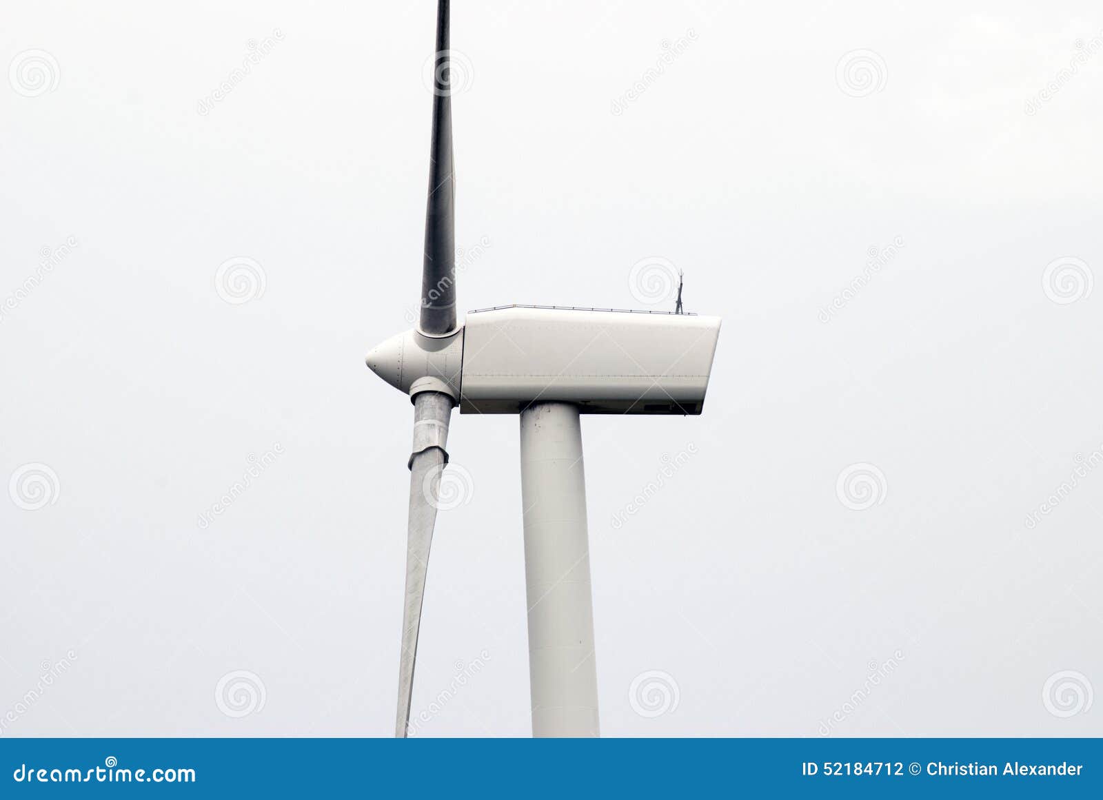 Wind turbine stock photo. Image of green, environmental - 52184712