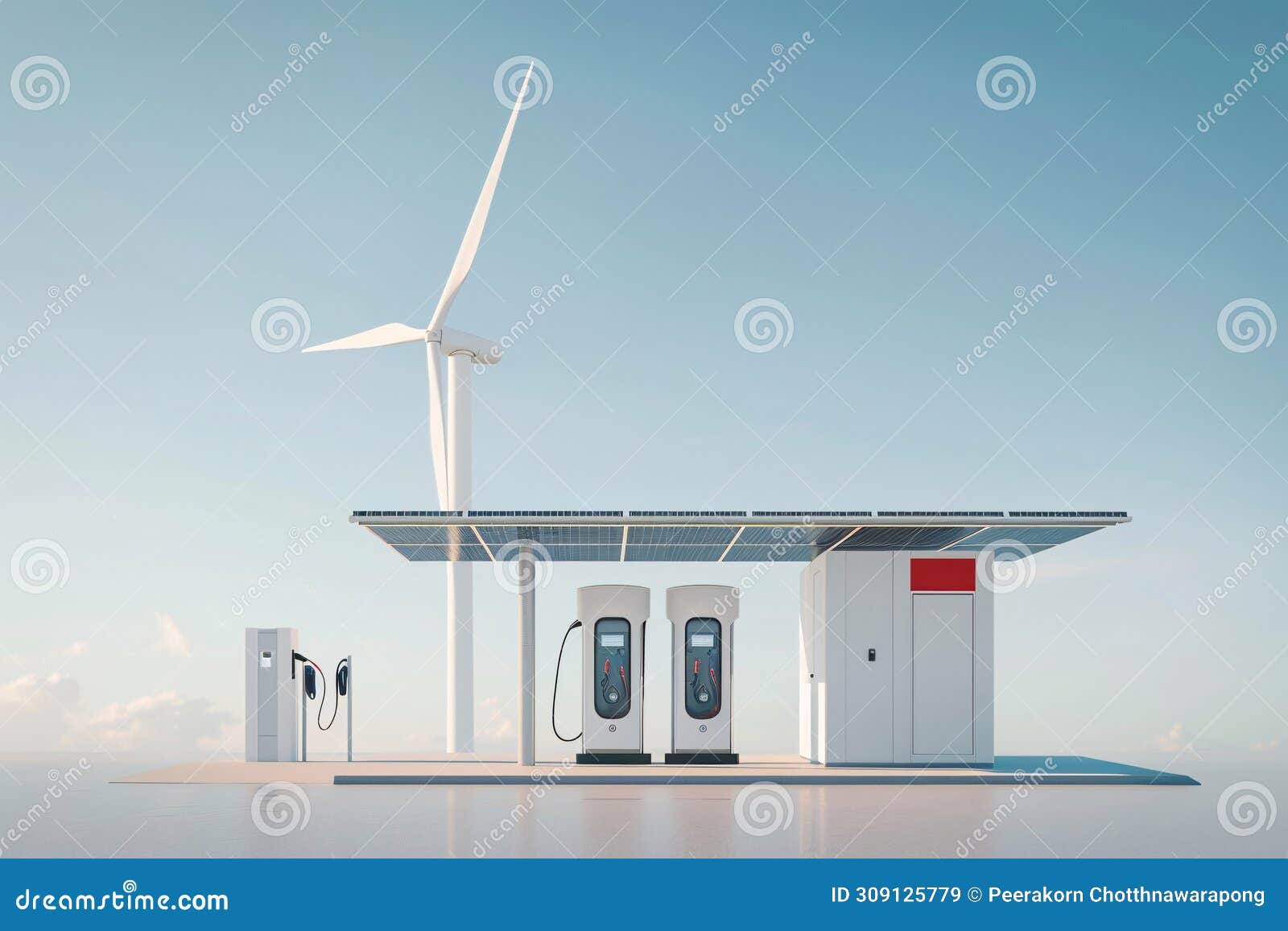 Wind Turbine and Solar Combination Charging Stations for Electric ...