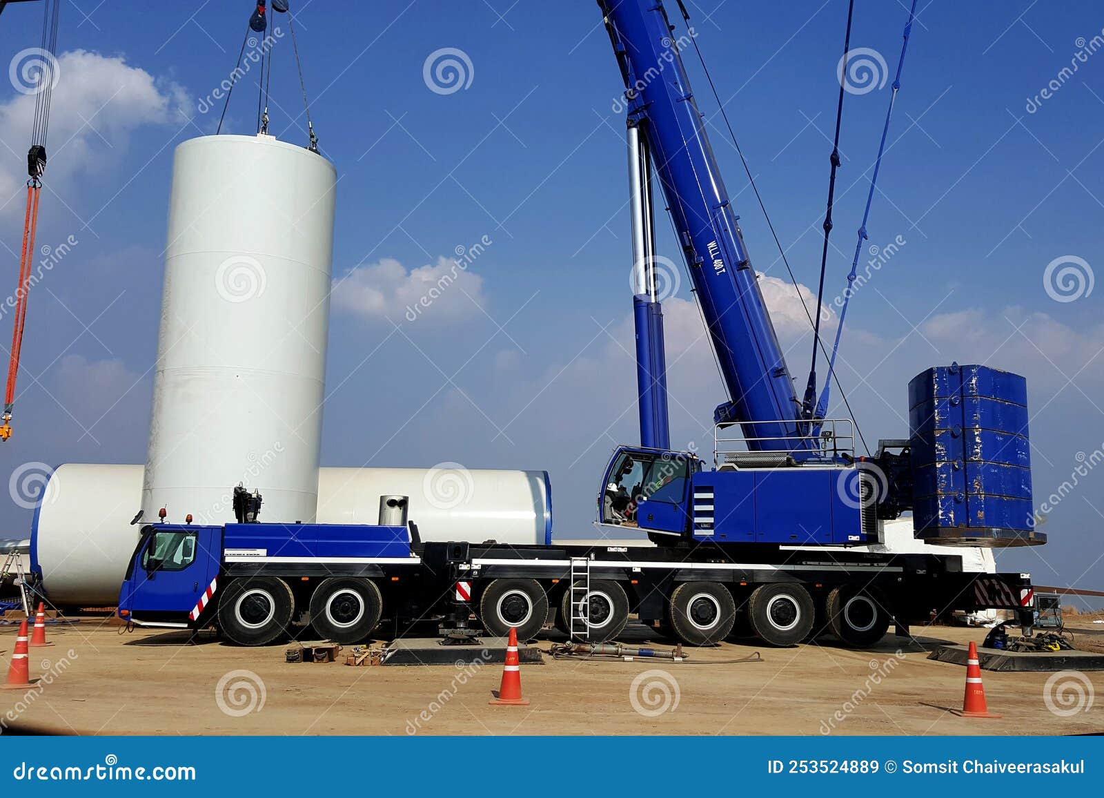 Wind Turbine Towers Installation Stock Image - Image of maintenance ... Wind Turbine Towers Installation Stock Image - Image of maintenance ...