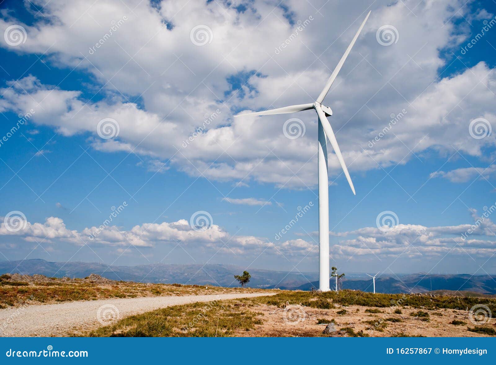 Wind turbines stock image. Image of efficiency, conservation - 16257867