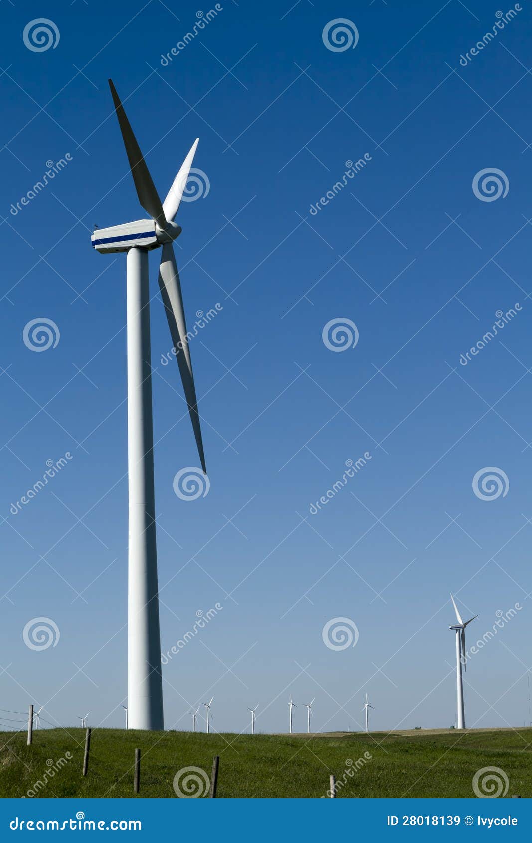 Wind Turbines stock image. Image of propellor, green - 28018139