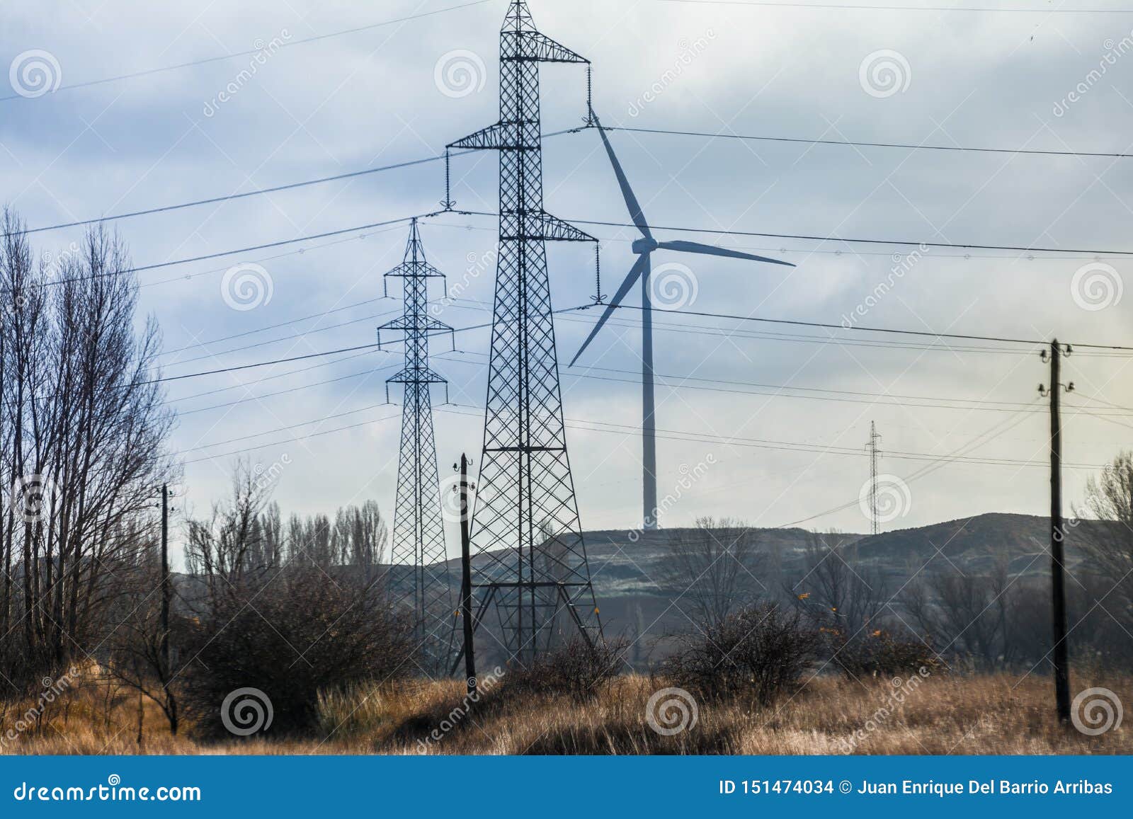 Wind Turbines, Clean and Sustainable Energy Stock Photo - Image of ...