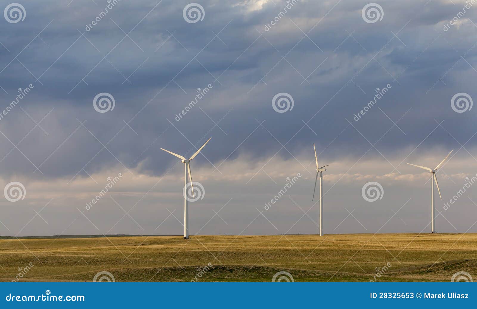 Wind Turbines in Colorado Prairie Stock Image - Image of farm, energy ...