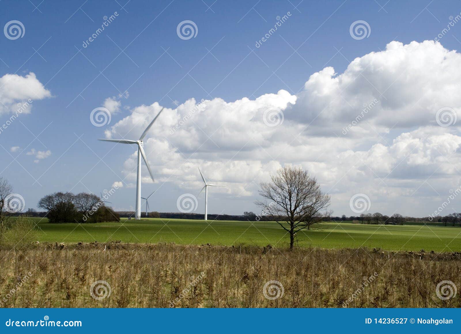 Wind Turbines in Countryside Stock Image - Image of nature, scenic ...