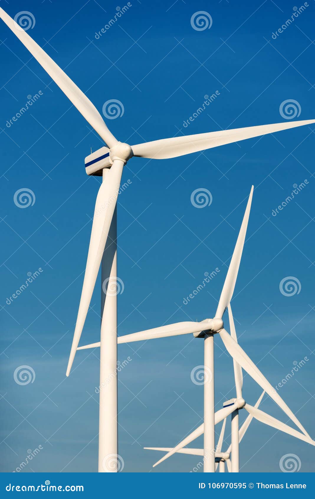 Wind Turbines Facing the Wind Stock Image - Image of cloud, generation ...