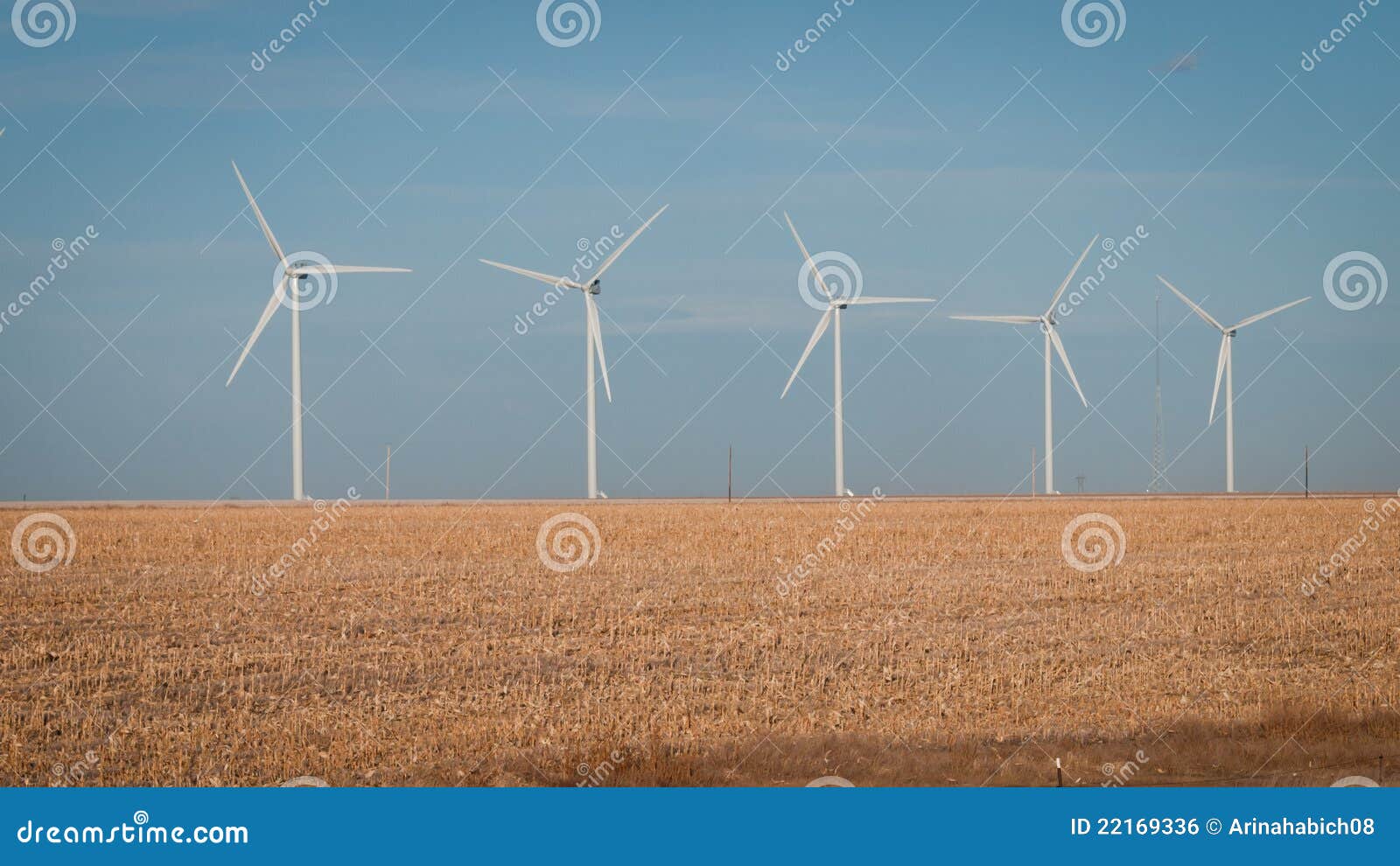 Wind turbines farm stock photo. Image of industry, environment - 22169336