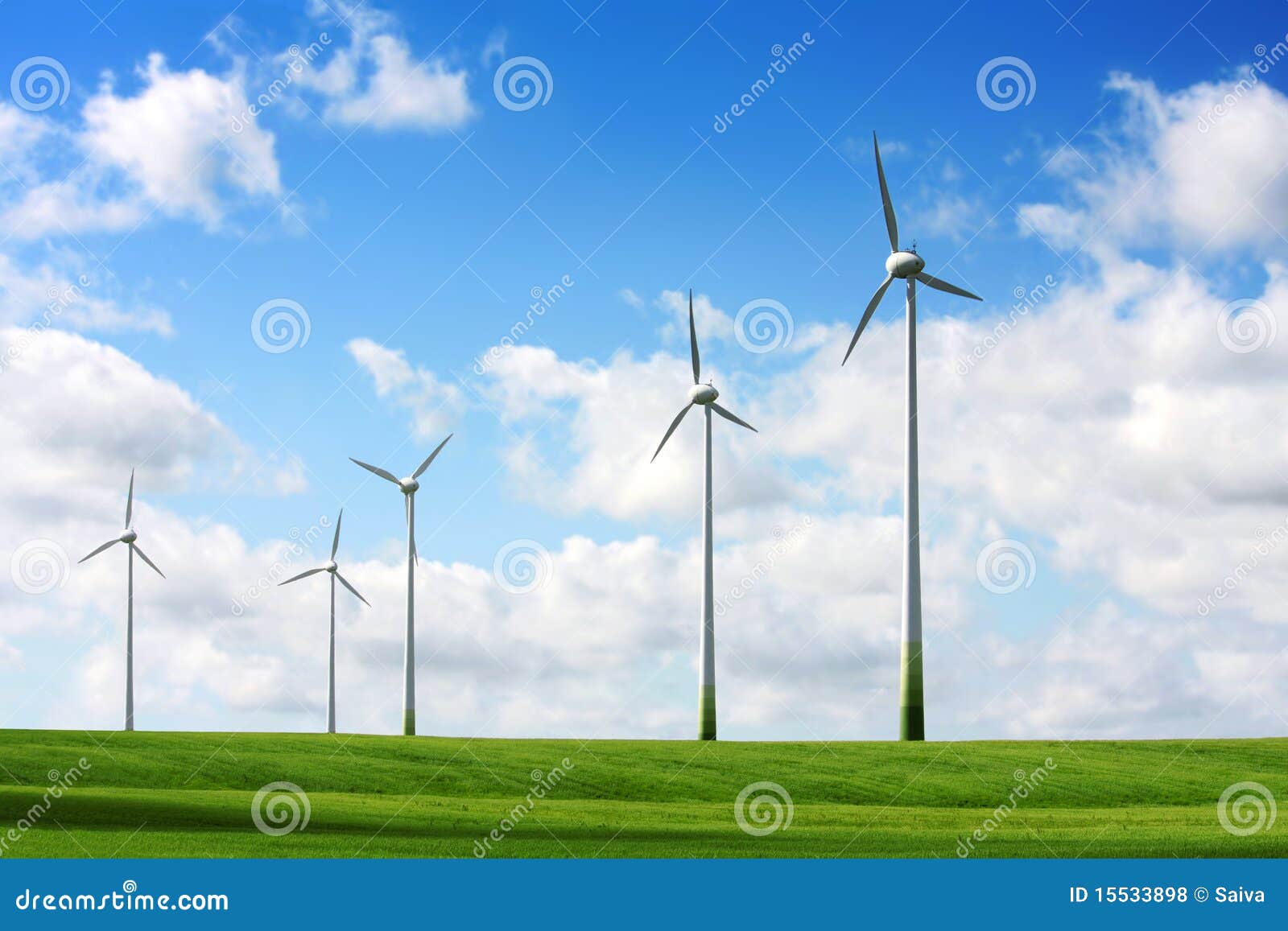 Wind turbines landscape stock photo. Image of panorama - 15533898