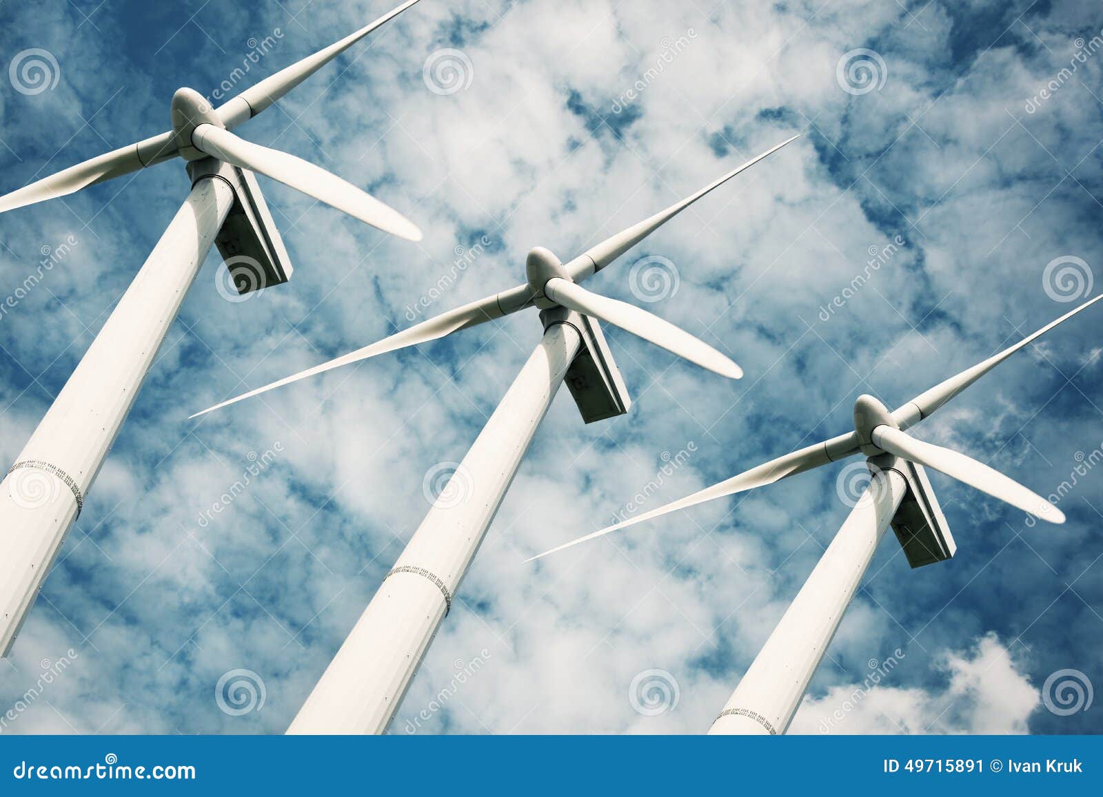 Wind Turbines Renewable Energy Stock Image - Image of renewable ...