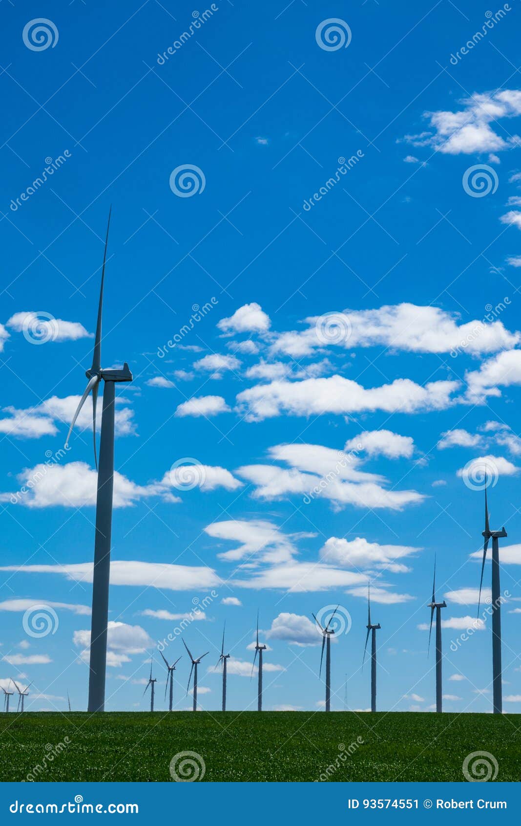Wind Turbines and Wheat Fields in Eastern Oregon Stock Image - Image of ...