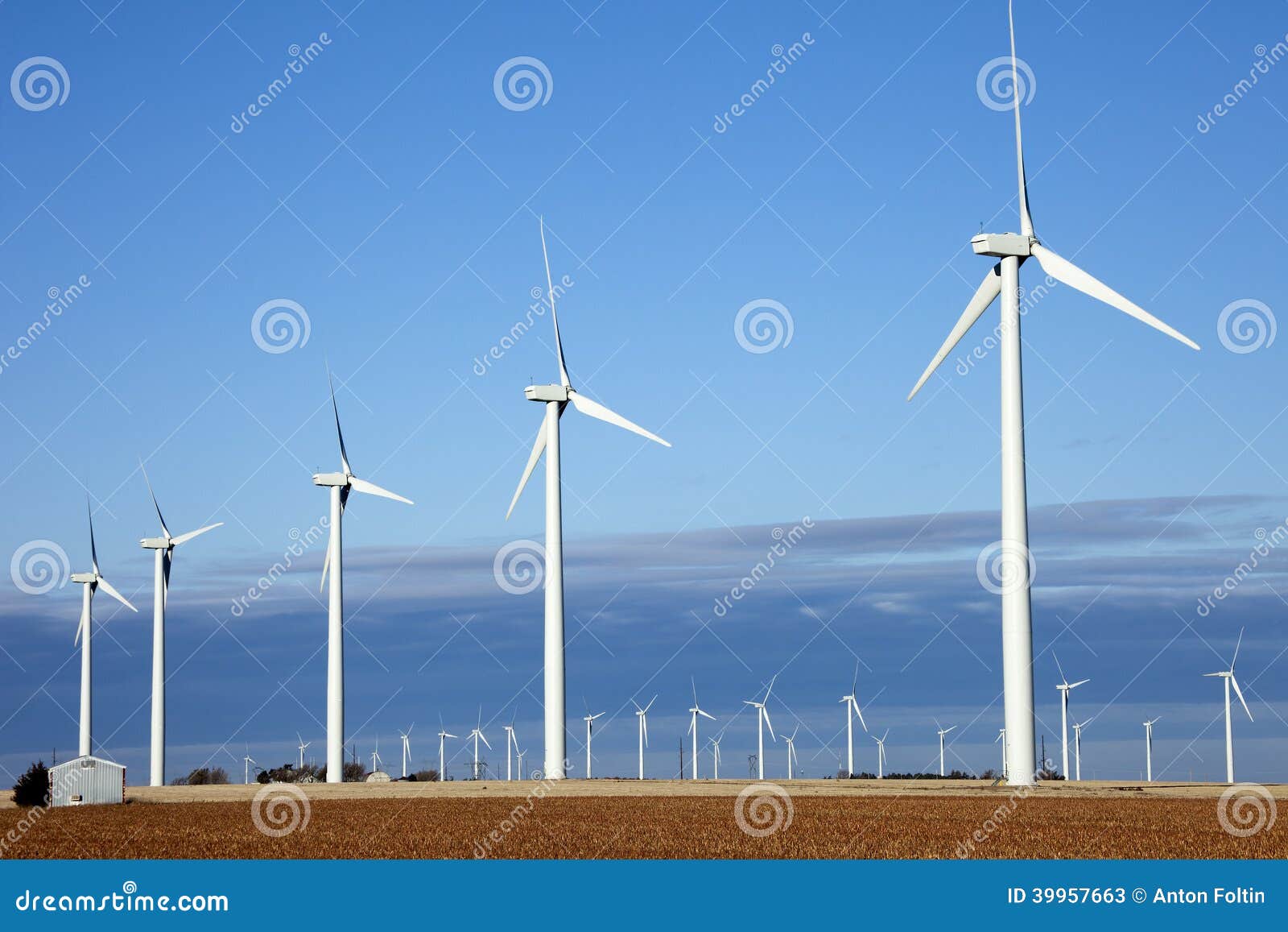 Wind Turbines stock image. Image of energy, turbine, nature - 39957663