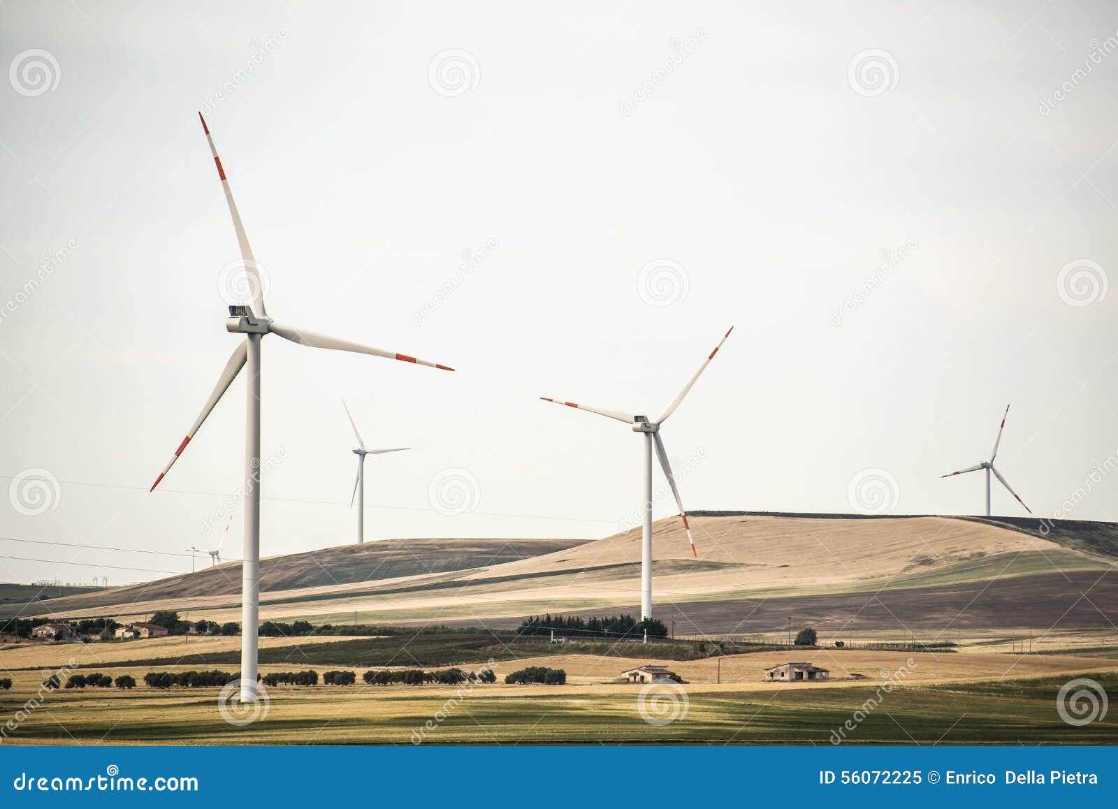 Wind turbines stock image. Image of italy, turbine, power - 56072225