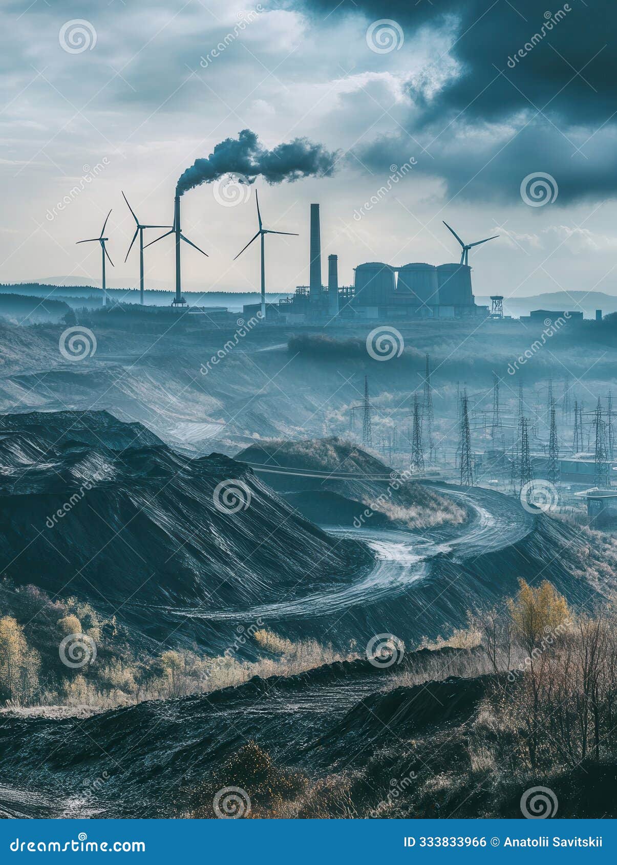 Wind Turbines Stand Tall Against the Backdrop of Closed Coal Mines and ... Wind Turbines Stand Tall Against the Backdrop of Closed Coal Mines and ...