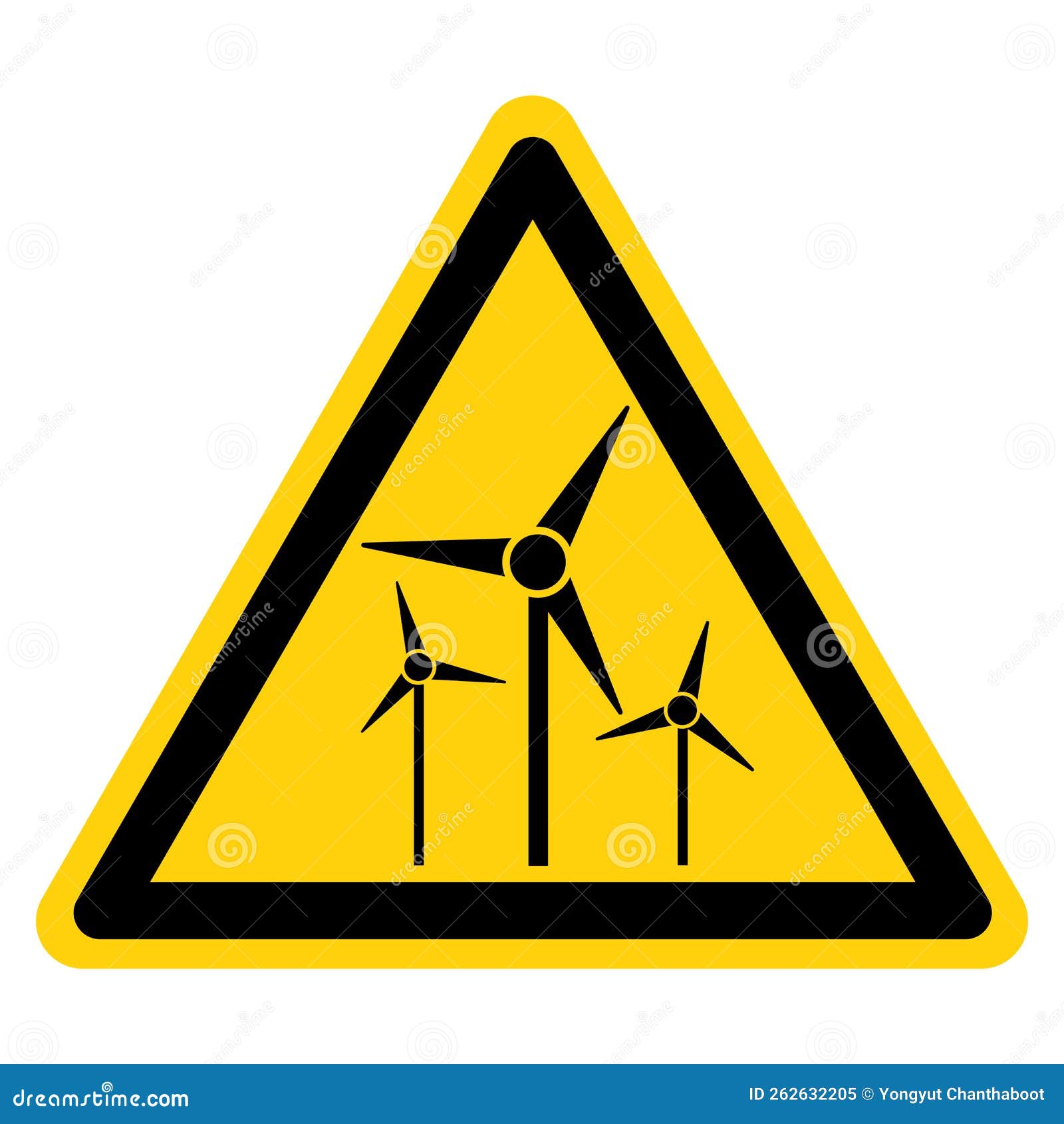Wind Turbines Symbol Sign, Vector Illustration, Isolate on White ...