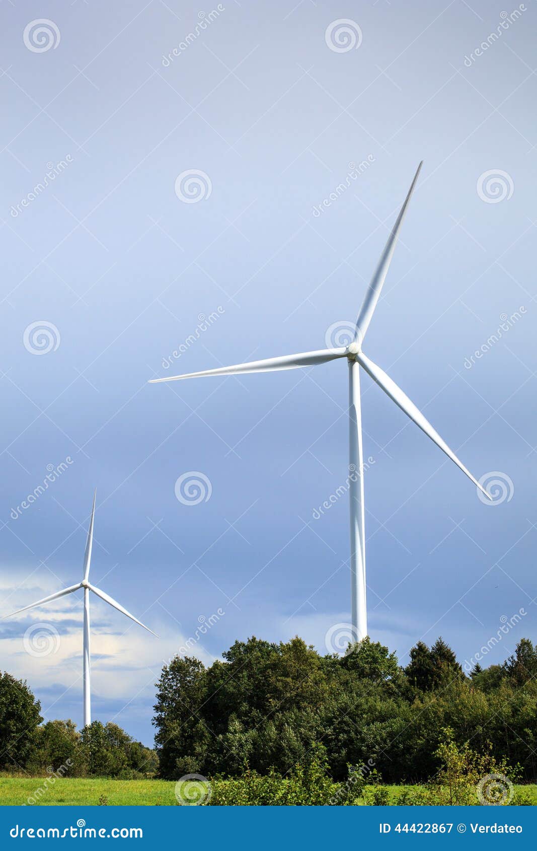 Wind turibines stock image. Image of wind, renewable - 44422867